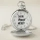 Create Your Own Silver Pocket Watch - Template # 2 | Zazzle