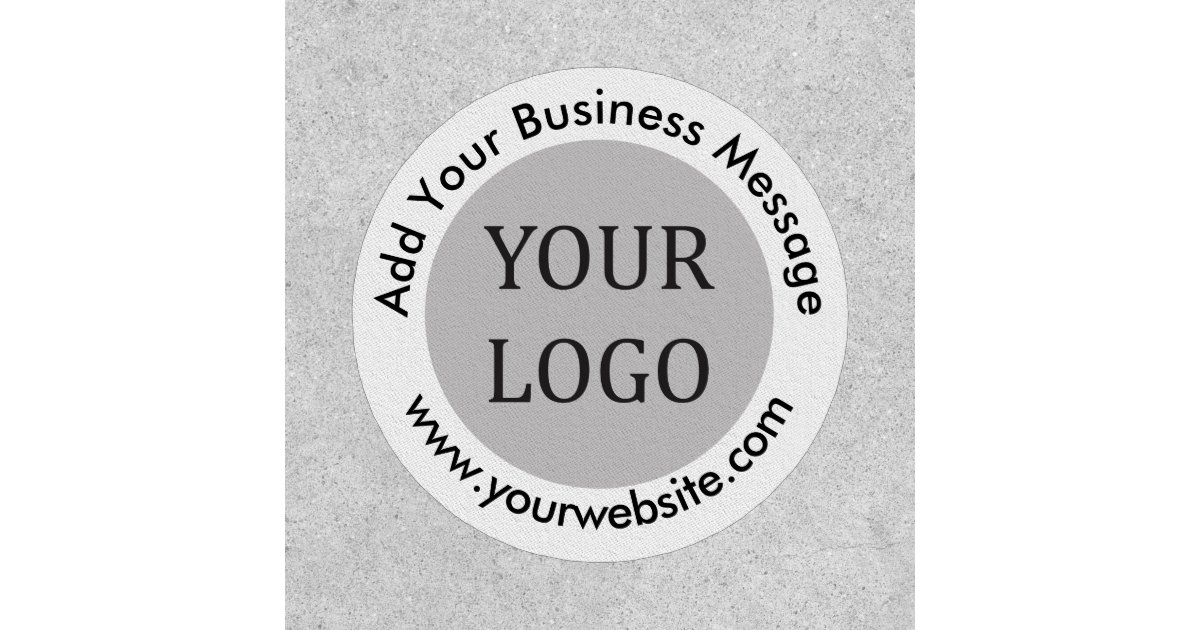 Create Your Own Simple Business Logo Patch | Zazzle Create Your Own Simple Business Logo Patch | Zazzle