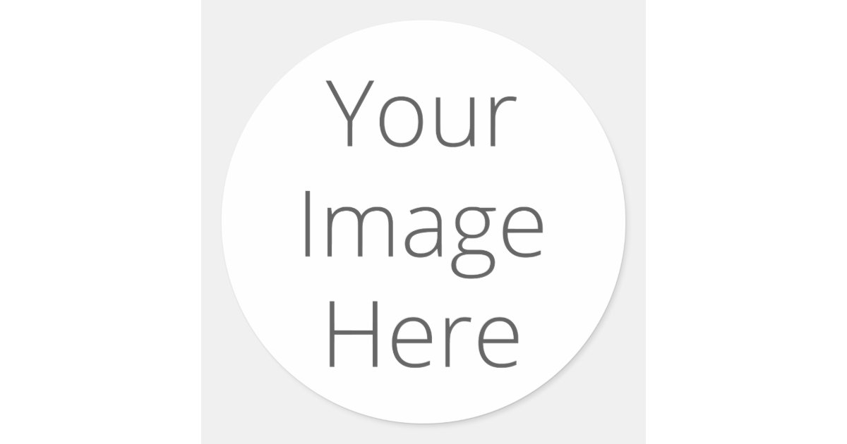 Create Your Own Small Round Sticker | Zazzle