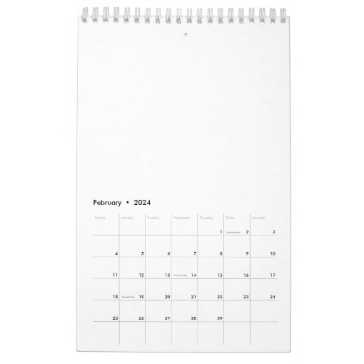 Create Your Own Small Single Page Calendar | Zazzle