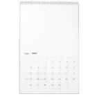 Create Your Own Small Single Page Calendar | Zazzle