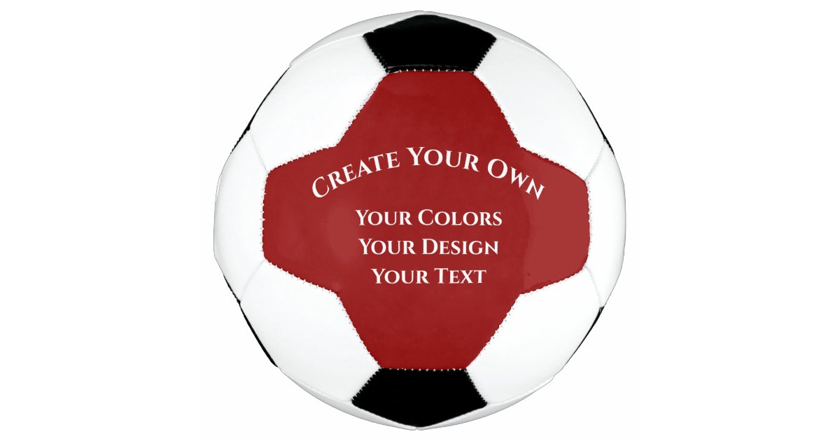 Create Your Own Soccer Ball | Zazzle