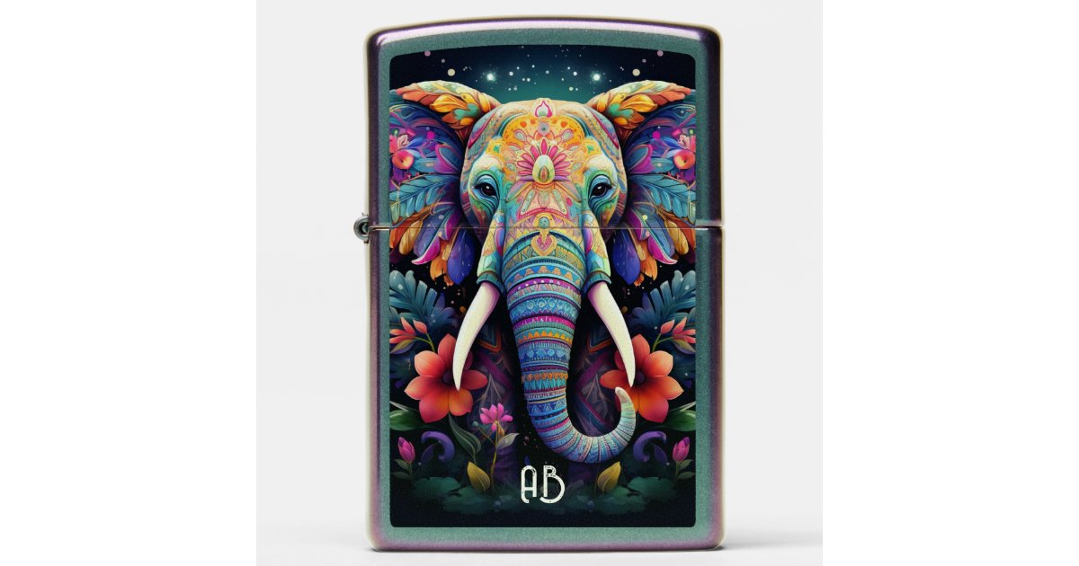 Create Your Own Spiritual Elephant Totem Animal Zippo Lighter | Zazzle