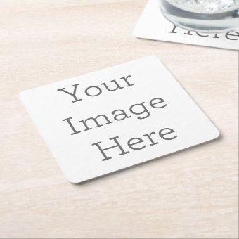 Create Your Own Square Coasters | Zazzle