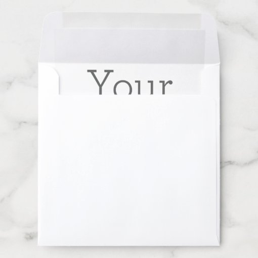 Create Your Own Square Envelope Liner Zazzle create-your-own-square-envelope-liner-zazzle