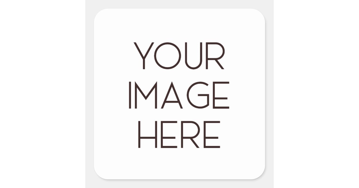 Create Your Own Square Sticker | Zazzle
