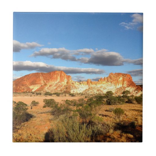 Create your own square tile - Australian outback | Zazzle