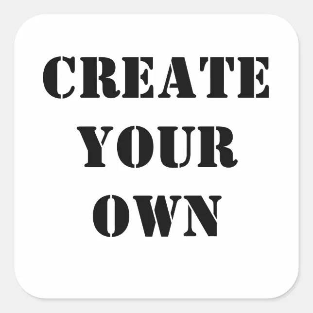 Create Your Own Sticker | Zazzle