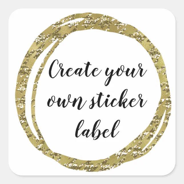 Create Your Own Sticker Label | Zazzle