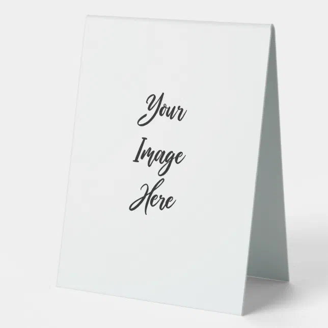 Create Your Own Table Tent Sign | Zazzle