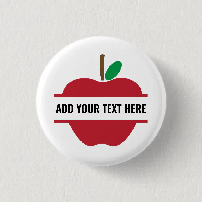 Create Your Own Teacher Monogram Personalized Button | Zazzle