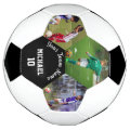 Create Your Own Team Player Photo Name Number Soccer Ball | Zazzle