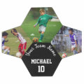 Create Your Own Team Player Photo Name Number Soccer Ball | Zazzle