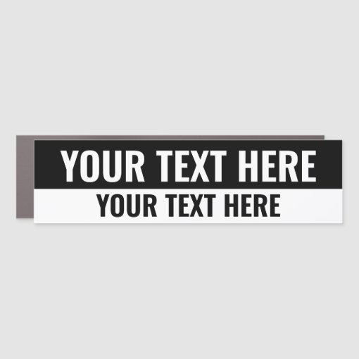 Create Your Own Text Message Template Car Magnet | Zazzle