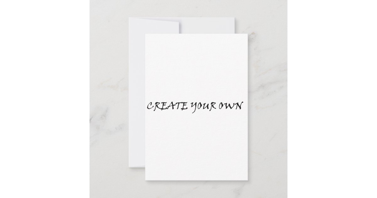 Create your own thank you card | Zazzle