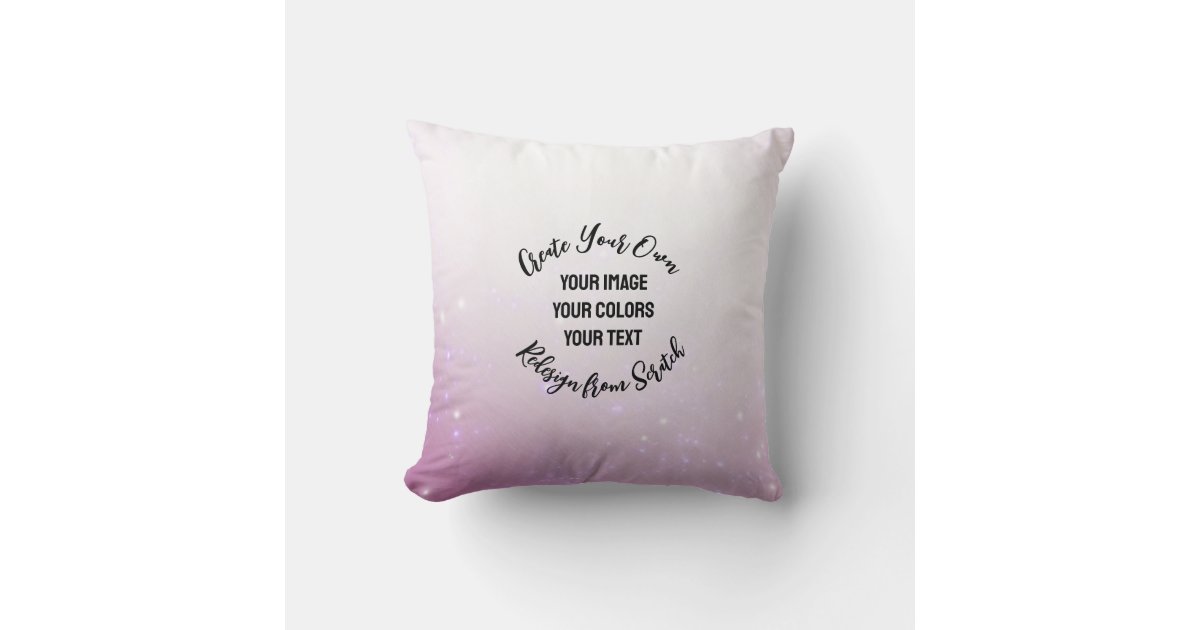 Create Your Own Throw Pillow | Zazzle