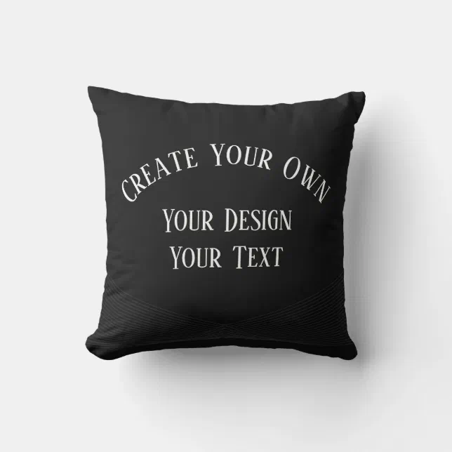 Create Your Own Throw Pillow | Zazzle