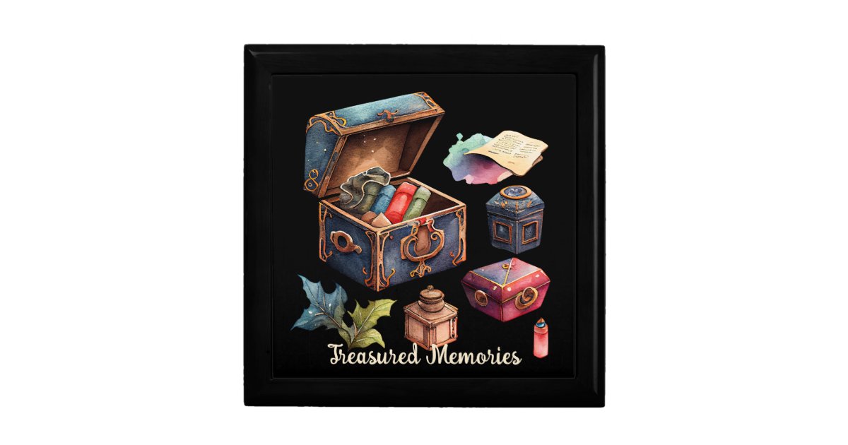 Create Your Own Treasured Memories Treasure Box | Zazzle