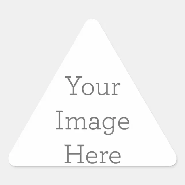 Create Your Own Triangle Sticker | Zazzle