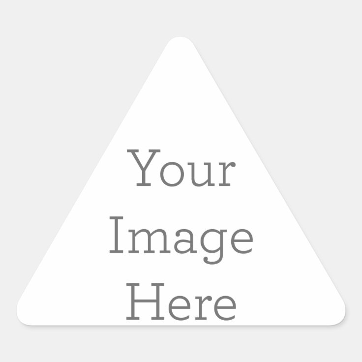 Create Your Own Triangle Sticker | Zazzle