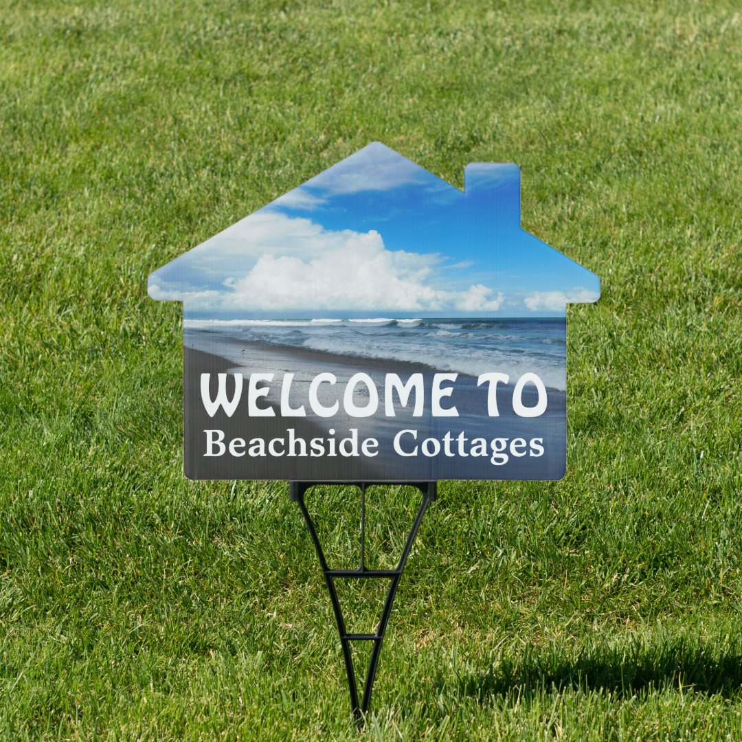 Create Your Own Vacation Rental Guest Welcome Sign | Zazzle