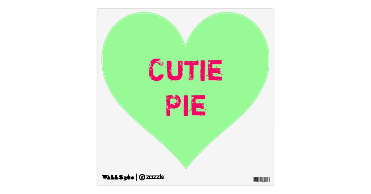 Create Your Own Valentine Conversation Heart Wall Decal | Zazzle