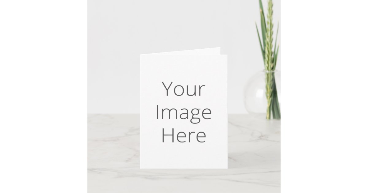 Create Your Own Vertical Note Card | Zazzle