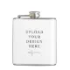 Create Your Own Vinyl Wrapped 6oz. Metal Flask | Zazzle