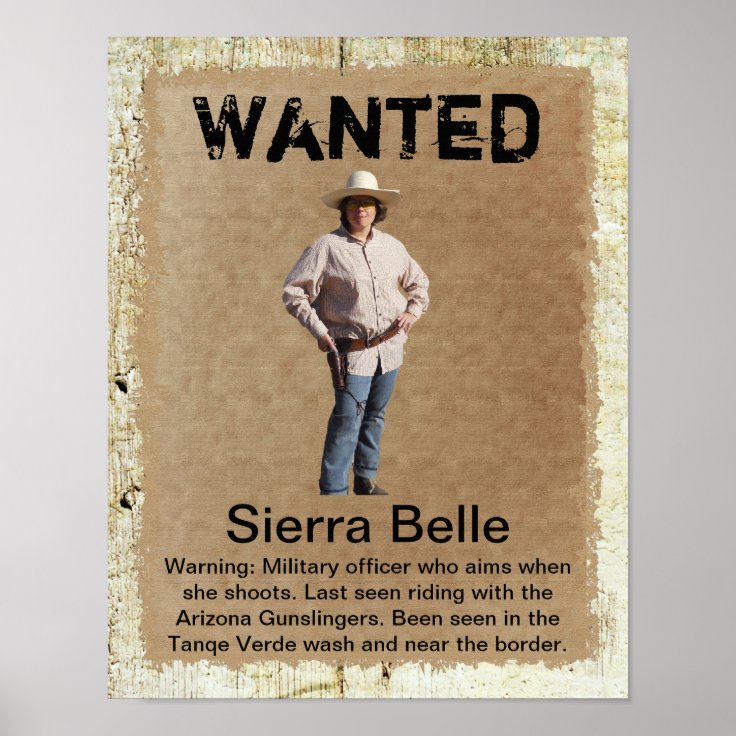 Create Your Own Wanted Poster | Zazzle