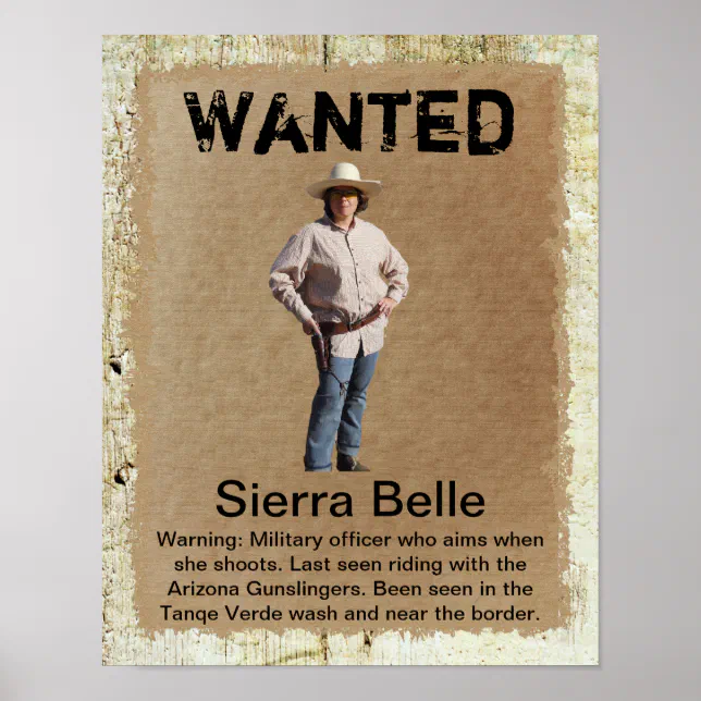 Create Your Own Wanted Poster | Zazzle