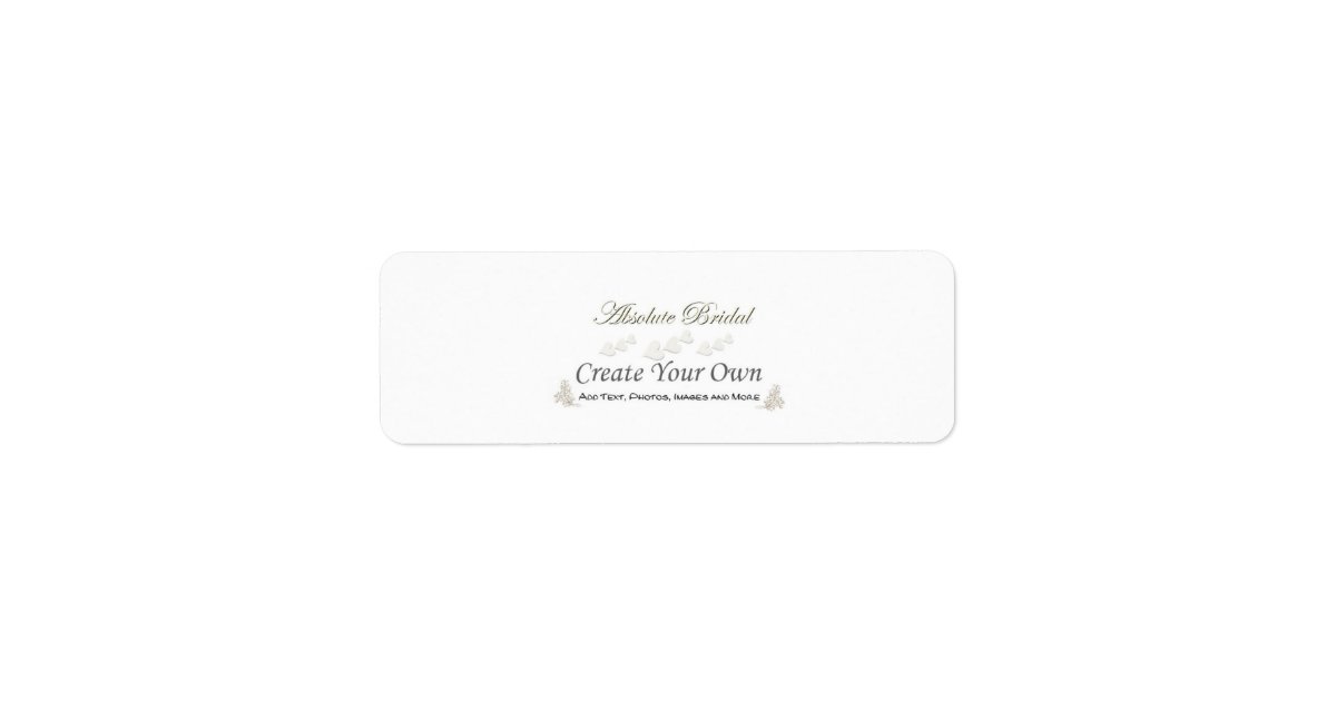 Create Your Own Wedding Address Labels | Zazzle
