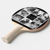 Create Your Own Wedding Photo Collage Monogram Ping-Pong Paddle | Zazzle