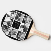 Create Your Own Wedding Photo Collage Monogram Ping-Pong Paddle | Zazzle