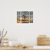 Create Your Own White 24 Pane Open Window Poster | Zazzle