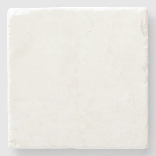 Create Your Own White Custom Marble Stone Coaster | Zazzle