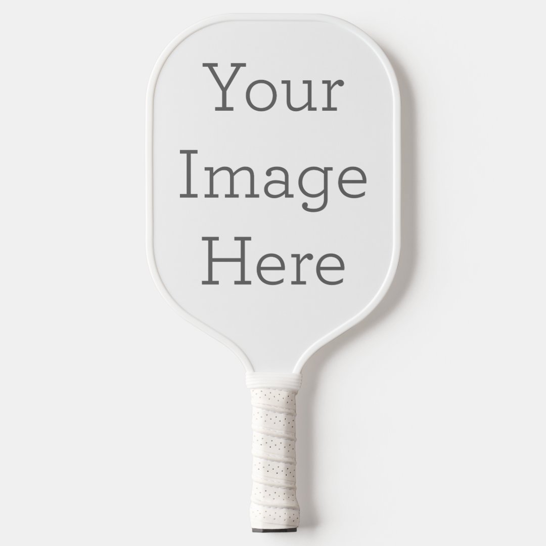 Create Your Own White Pickleball Paddle | Zazzle