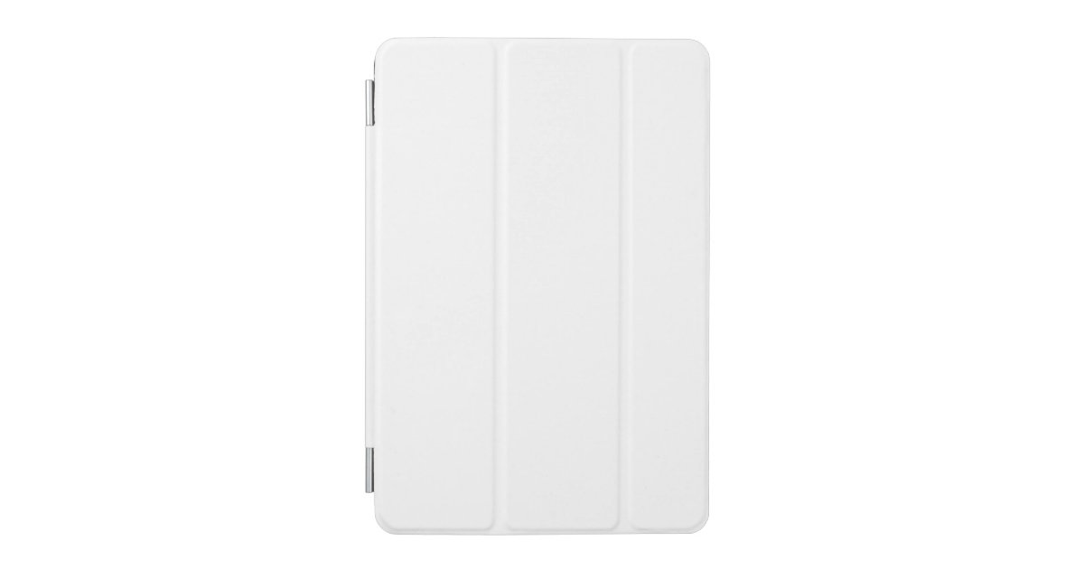Create Your Own White Solid Custom iPad Mini Cover | Zazzle