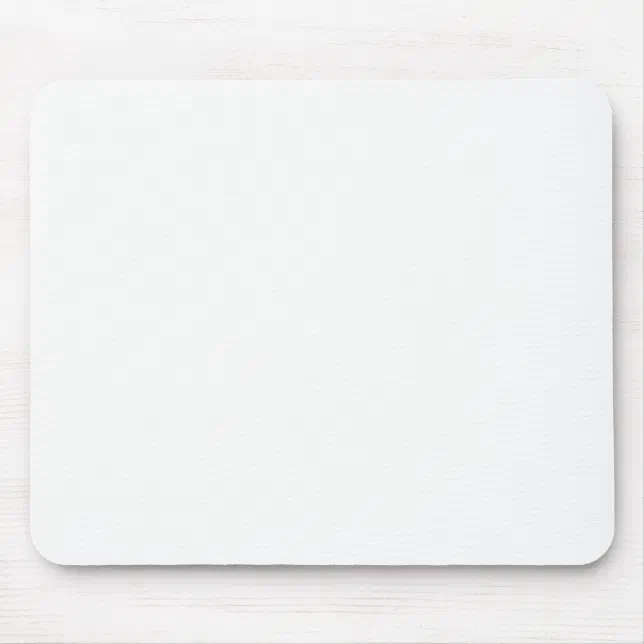 Create Your Own White Solid Custom Mouse Pad | Zazzle