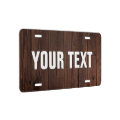 Create Your Own Wooden Floor Look License Plate | Zazzle