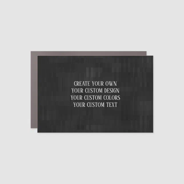 Create Your Own - Your Custom Design Car Magnet | Zazzle