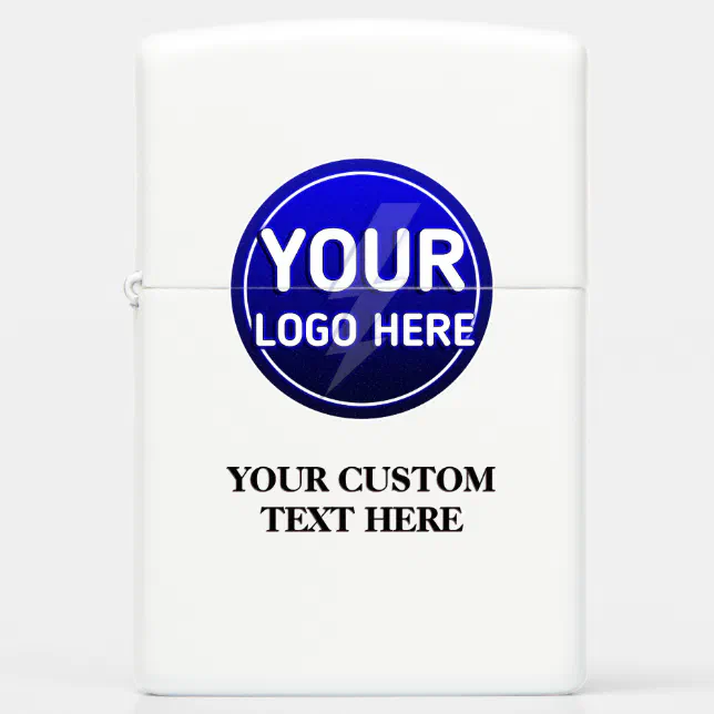 Create Your Owner's Custom logo/Editable Template Zippo Lighter | Zazzle