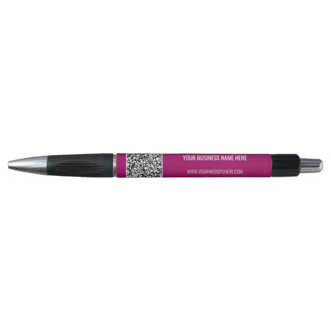 Create Your QR Code Branded Business Pen Template | Zazzle