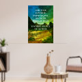 Create Your Quote With Landscape Background Poster | Zazzle