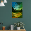Create Your Quote With Landscape Background Poster | Zazzle