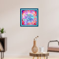 Create Yourself Inspiring Quote Inspirivity Poster | Zazzle