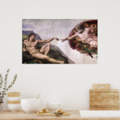 Creation of Adam Poster | Zazzle