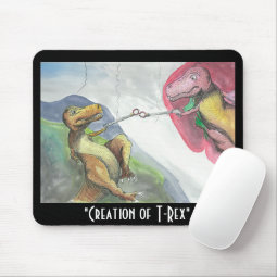Creation of T-Rex Mouse Pad | Zazzle