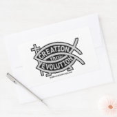 CREATION THRoUgh EVOLUTION Sticker | Zazzle