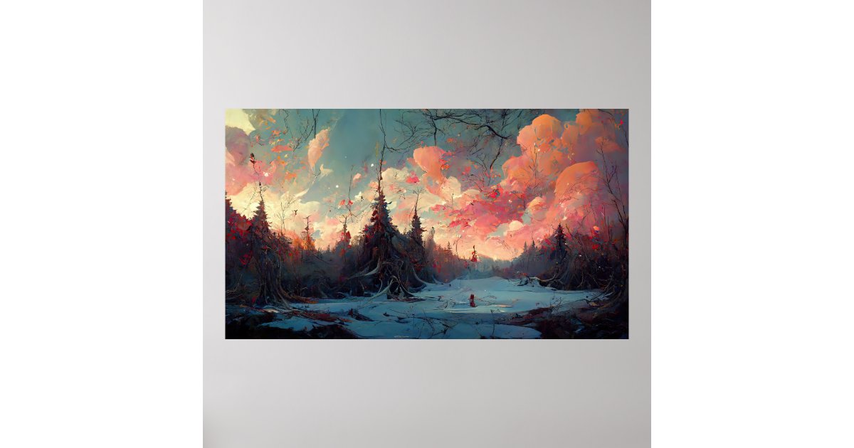 Creative Art Landscape Poster | Zazzle
