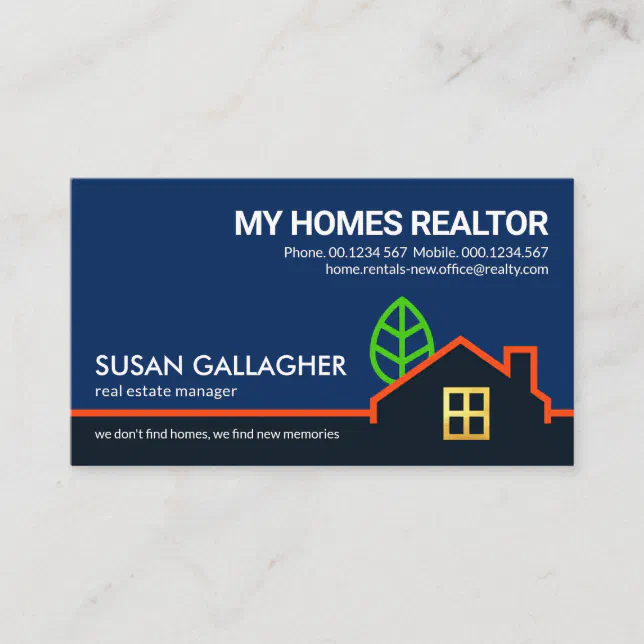Creative Building Landscape Border Business Card | Zazzle